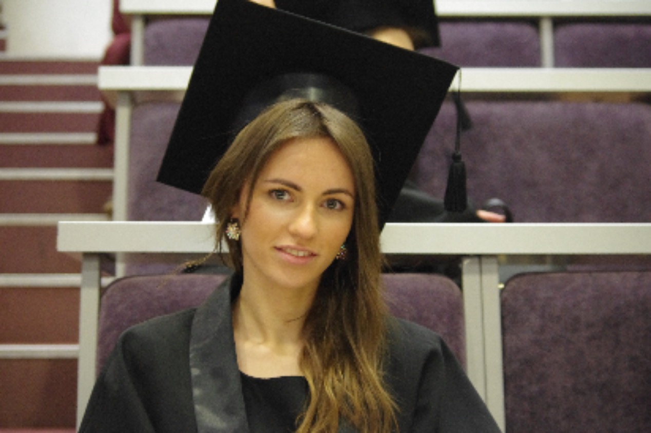 At Graduation Ceremony, Top Student Evelina Awarded Leader's Diploma - MRU